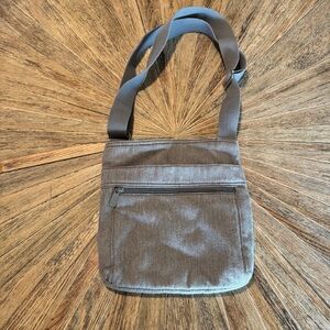 thirty-one | Bags | Thirty One Crossbody Cotton Bag Gray Adjustable ...